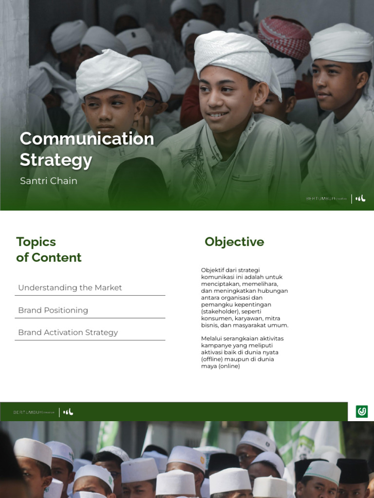 Santri Chain_Communication Strategy | PDF