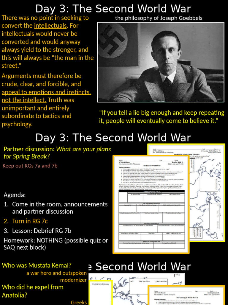 Day 3-Second World War | PDF | World War II | Soviet Union