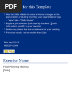 Table-Top Exercise (TTX) | PDF | Fire Safety | Safety