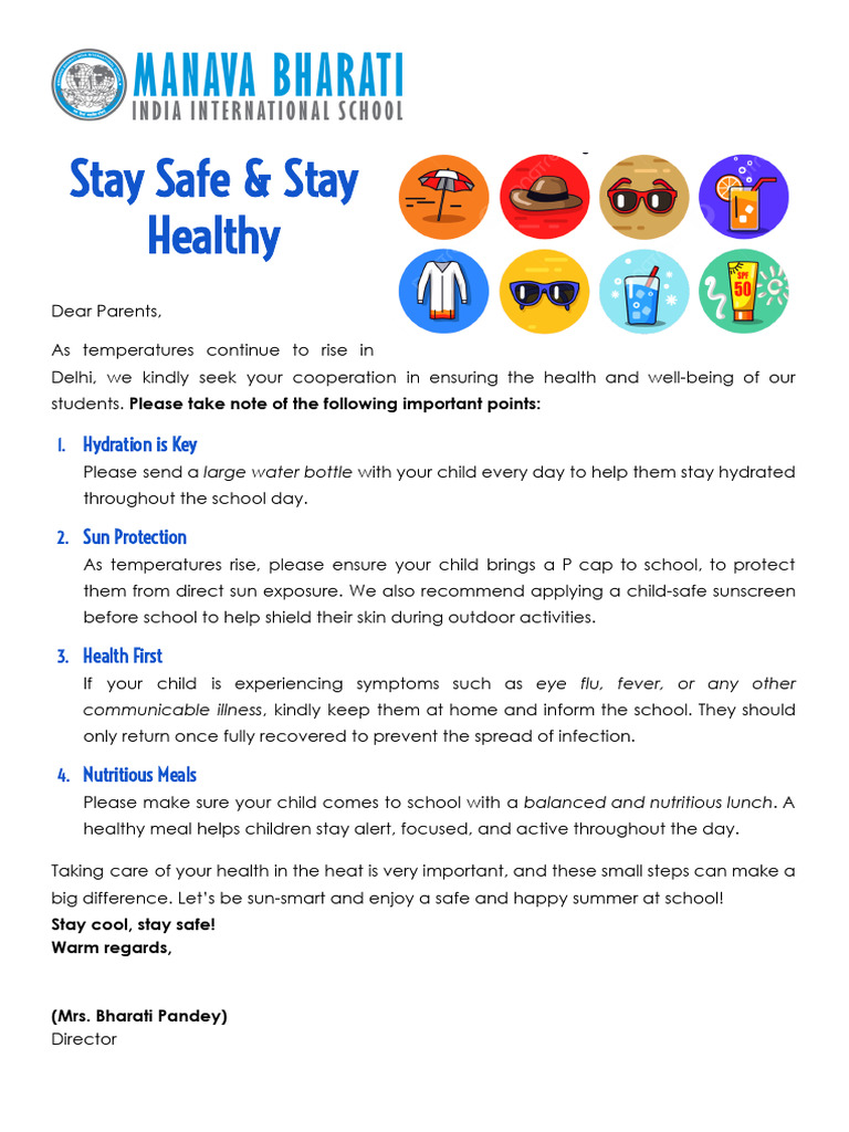 Stay Safe and Stay Healthy | PDF