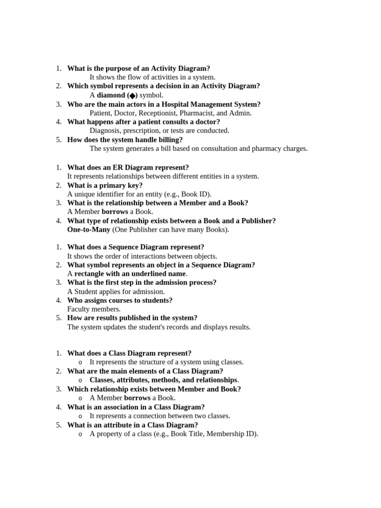 Purpose of Activity Diagrams Explained | PDF | Computing