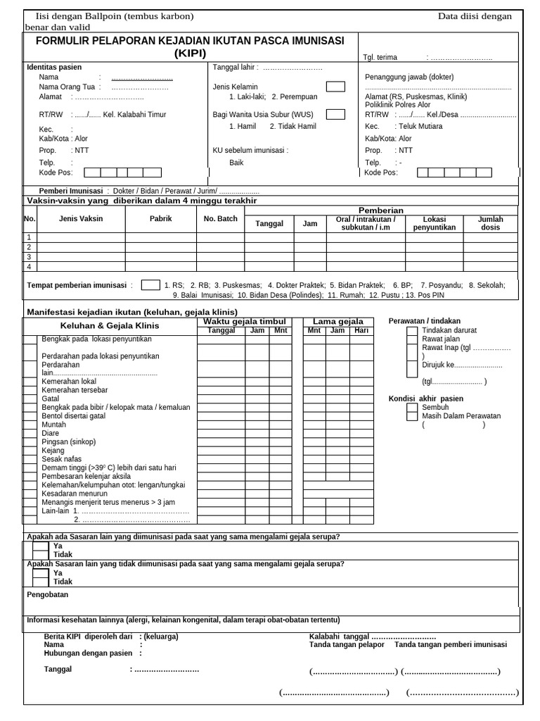 4. Form KIPI Serius | PDF