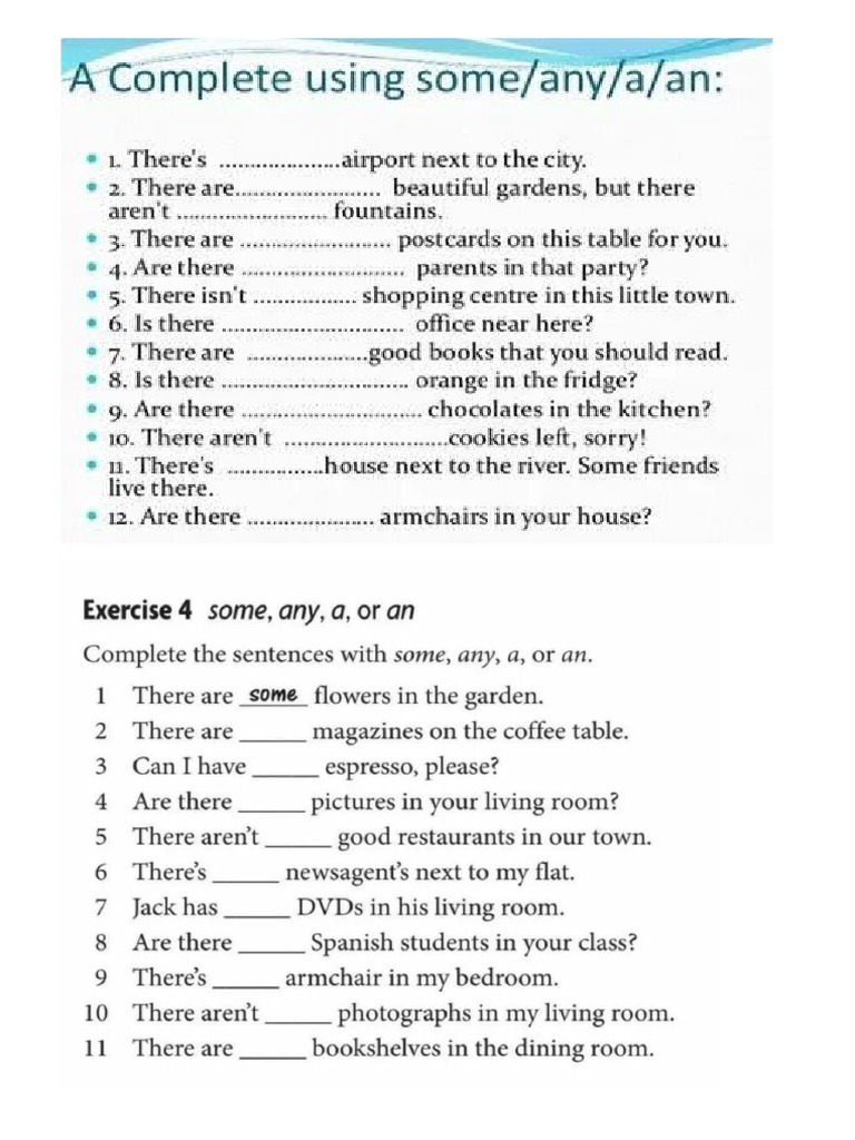 A An Some Any | PDF