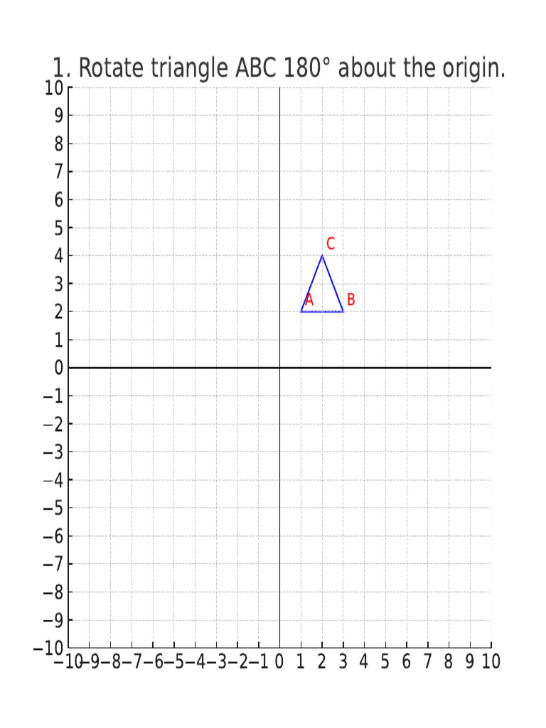 Transformations Quiz Grade5 | PDF | Rectangle | Geometry