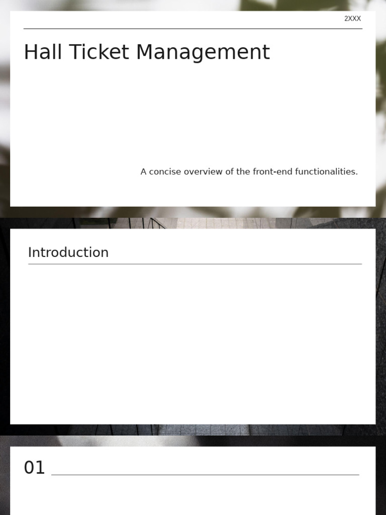 Hall Ticket Management | PDF