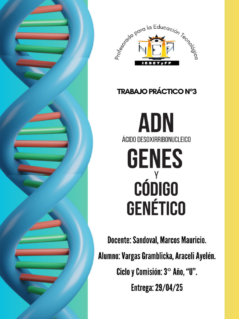 TP N°3 Biotec. | PDF | Adn | Traducción (biología)