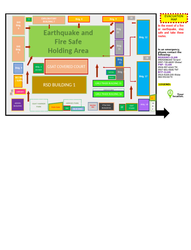 Updated Evacuation Plan | PDF | Restaurants | Foodservice
