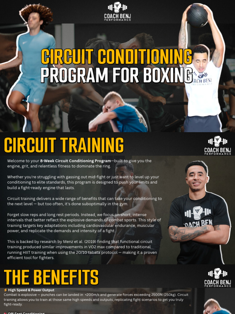 8-WEEK Conditioning Program | PDF | Aerobic Exercise | High Intensity ...