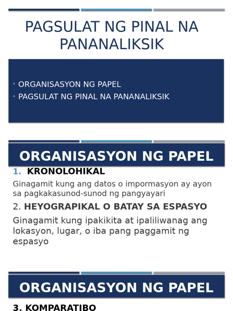 Presentasyon NG Mga Datos | PDF