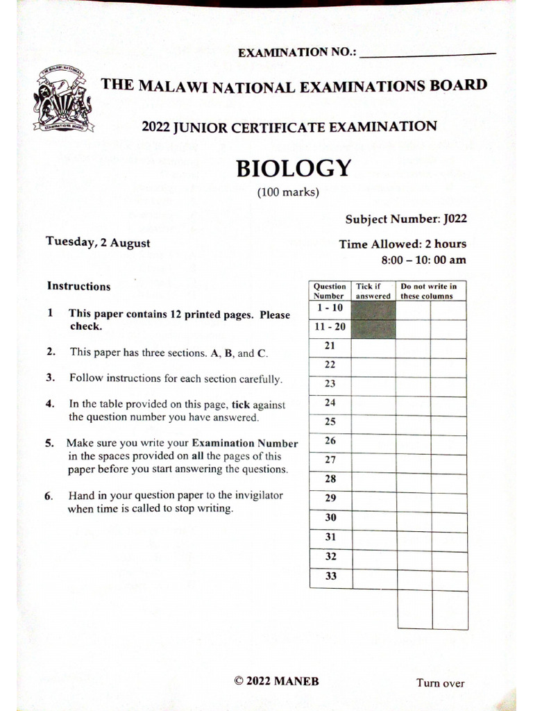 2022 Jce Bio Maneb | PDF