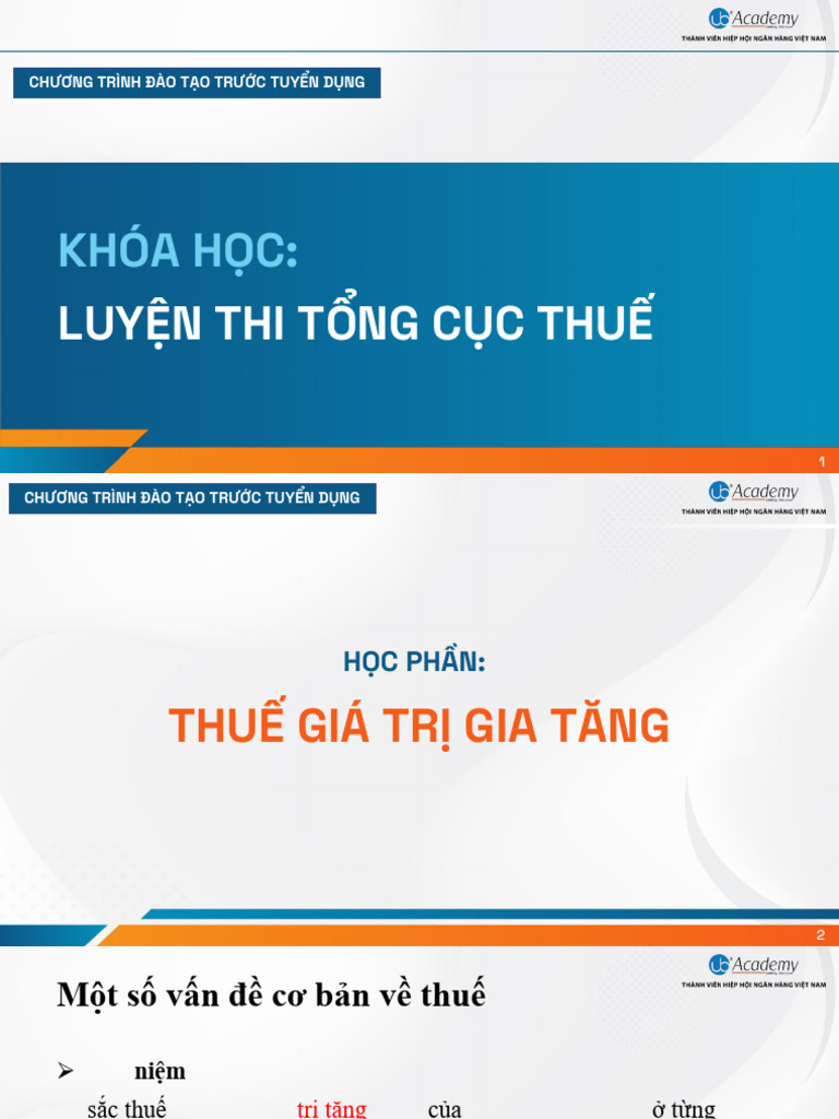 5.SLIDE THUE GTGT bài giảng trên lơp -207 | PDF