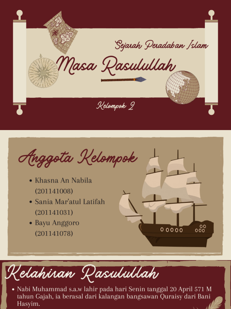 Sejarah Peradaban Islam Masa Rasulullah | PDF