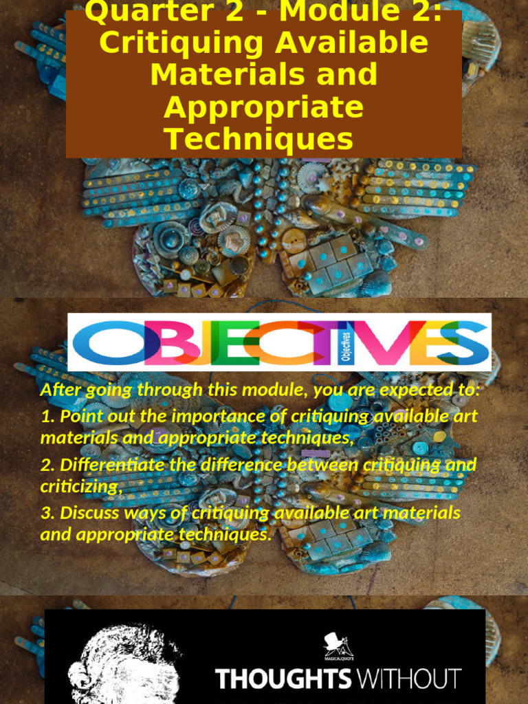 Lesson 2 Critiquing Available Materials | PDF
