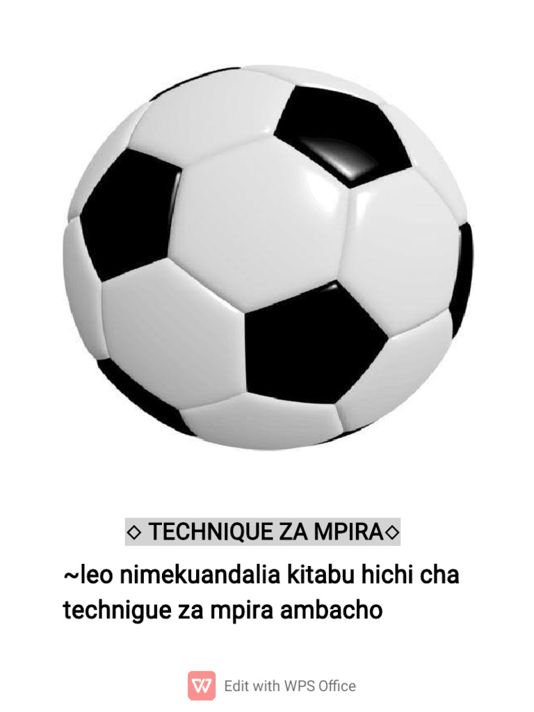 Technique Za Mpira | PDF