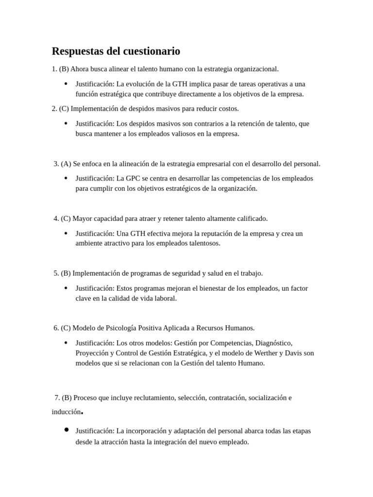 Actividad GTH | PDF | Gestión del talento | Economias