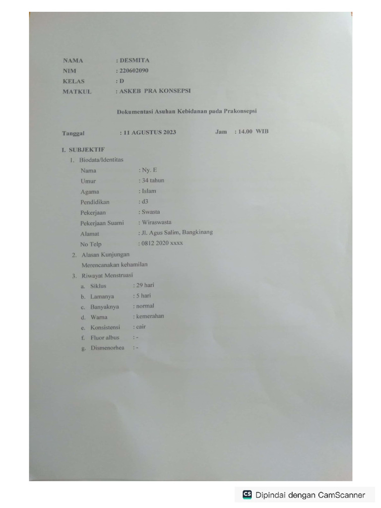 Desmita Kelas D | PDF