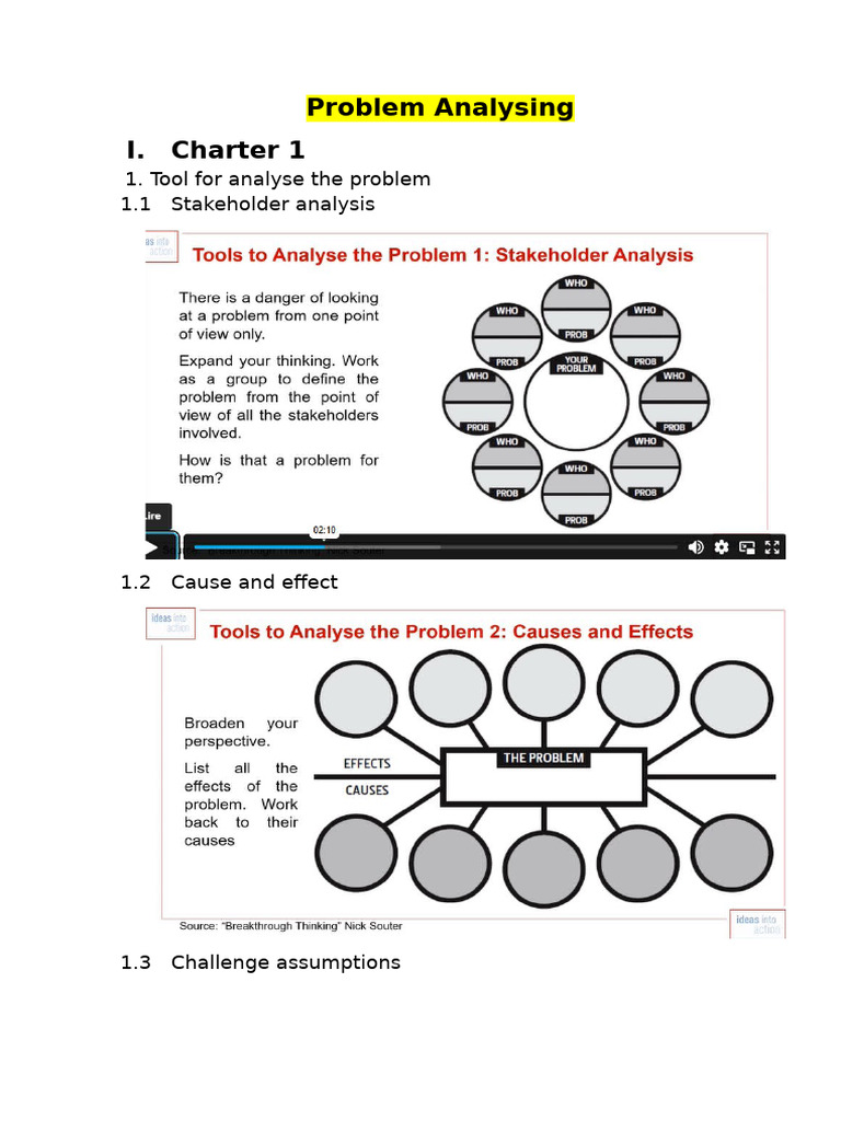 Problem Analysing | PDF