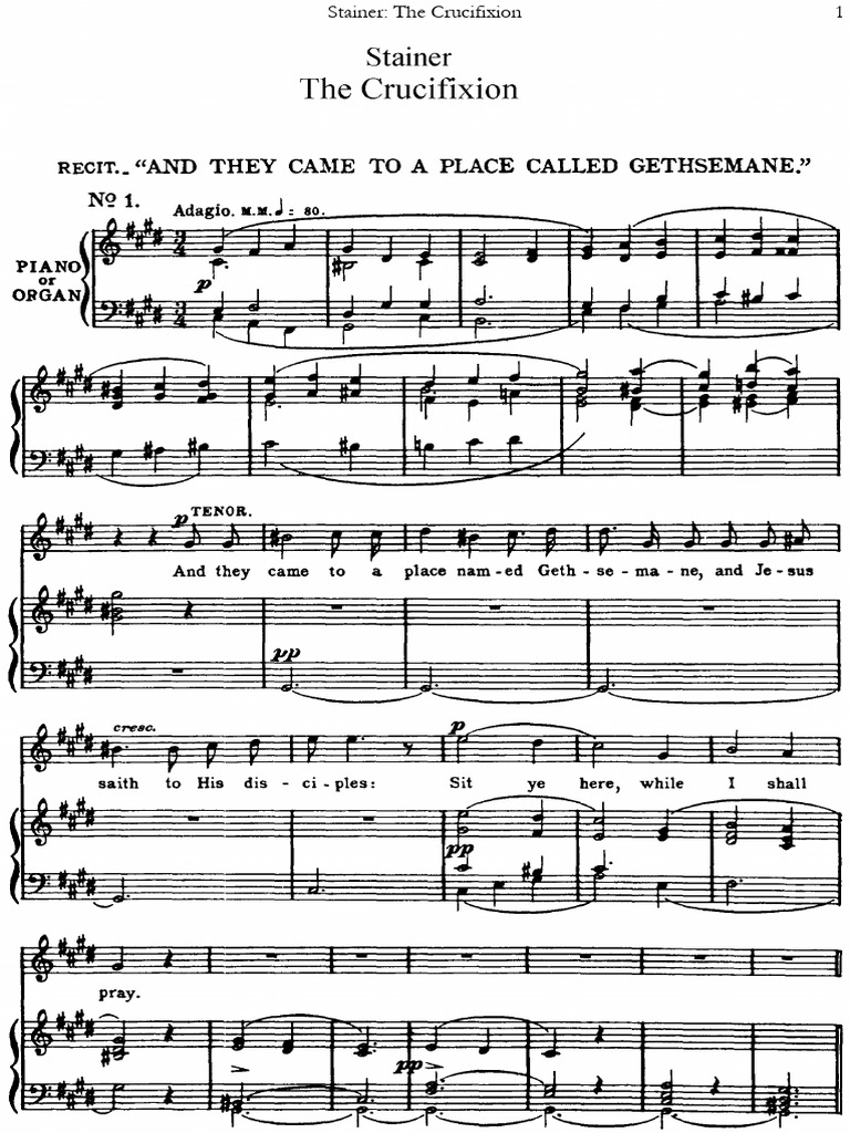 [Free Scores.com] Stainer John the Crucifixion 31695 | PDF