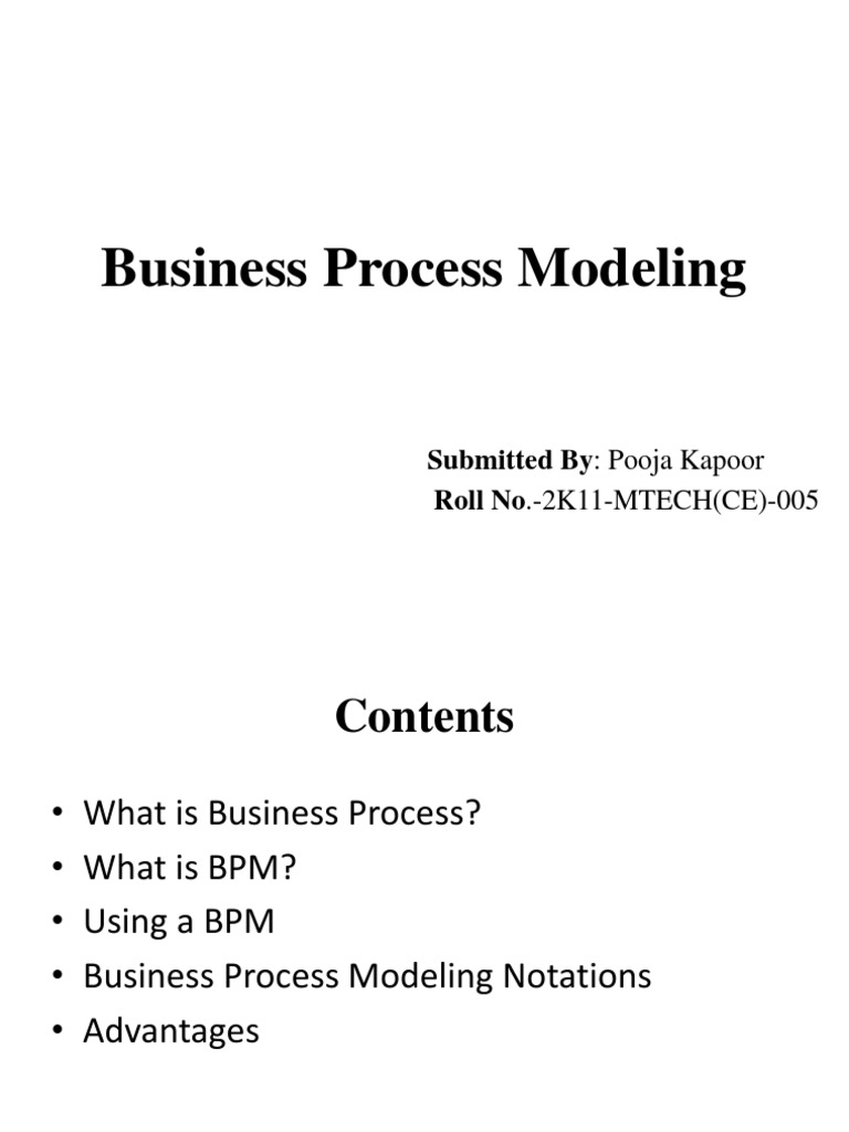Business Process Modeling | PDF | Business Process | Business Process ...