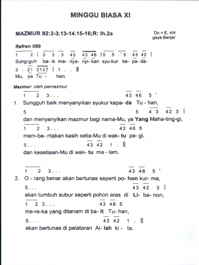 Mazmur 16 Juni | PDF