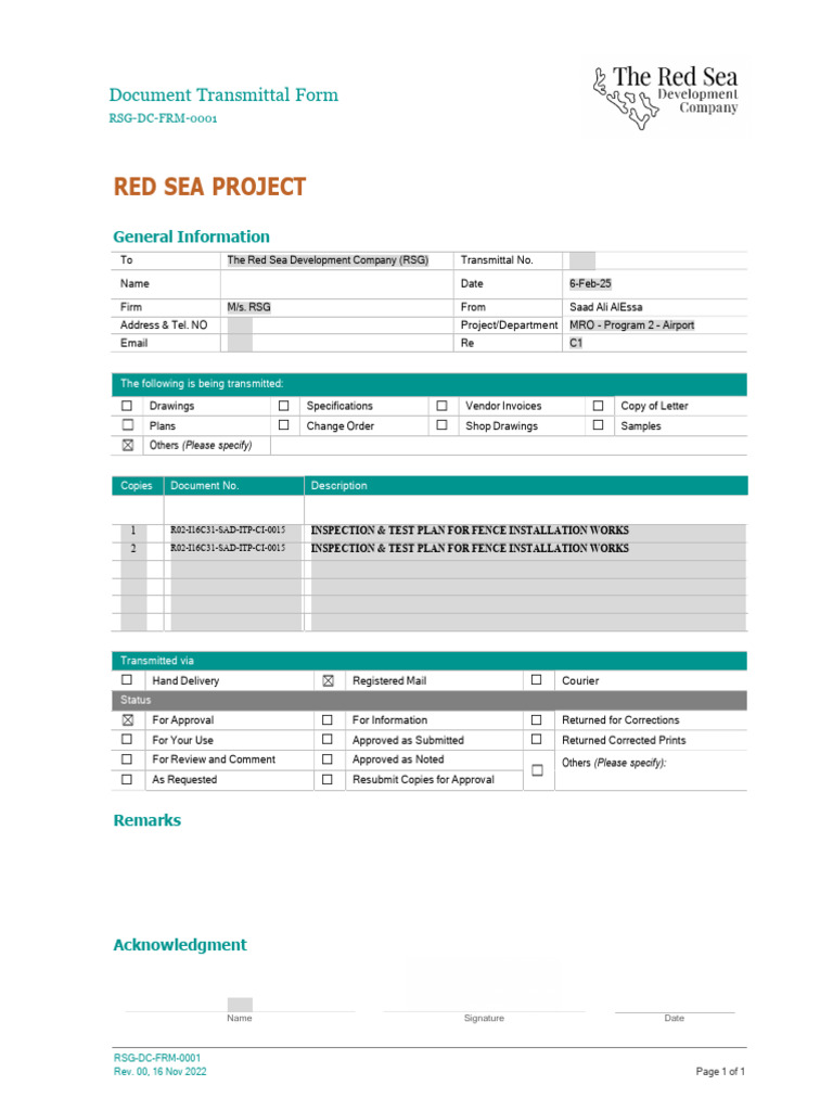 R02 I16c31 Sad Itp Ci 0015 (C1) | PDF | Concrete | Specification (Technical Standard)