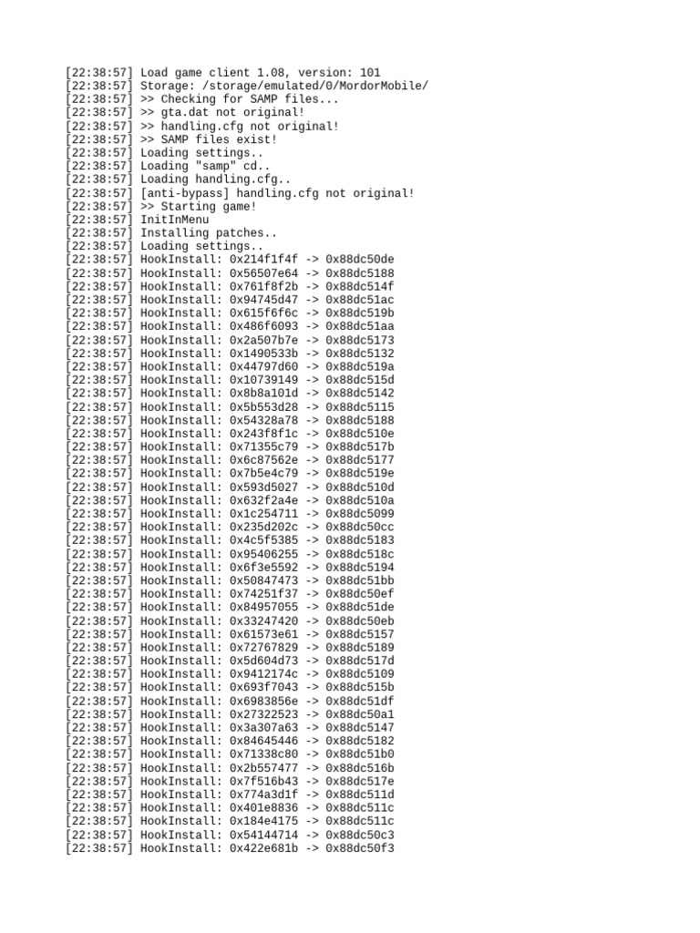Game Client 1.08 Load Log | PDF | Computer Architecture | Computing