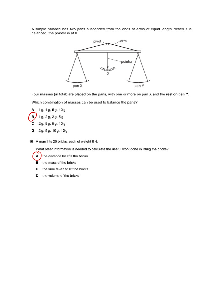Chapter 4 Revision Mark Scheme | PDF