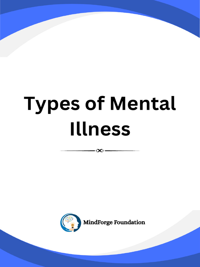 Types of Mental Illness | PDF