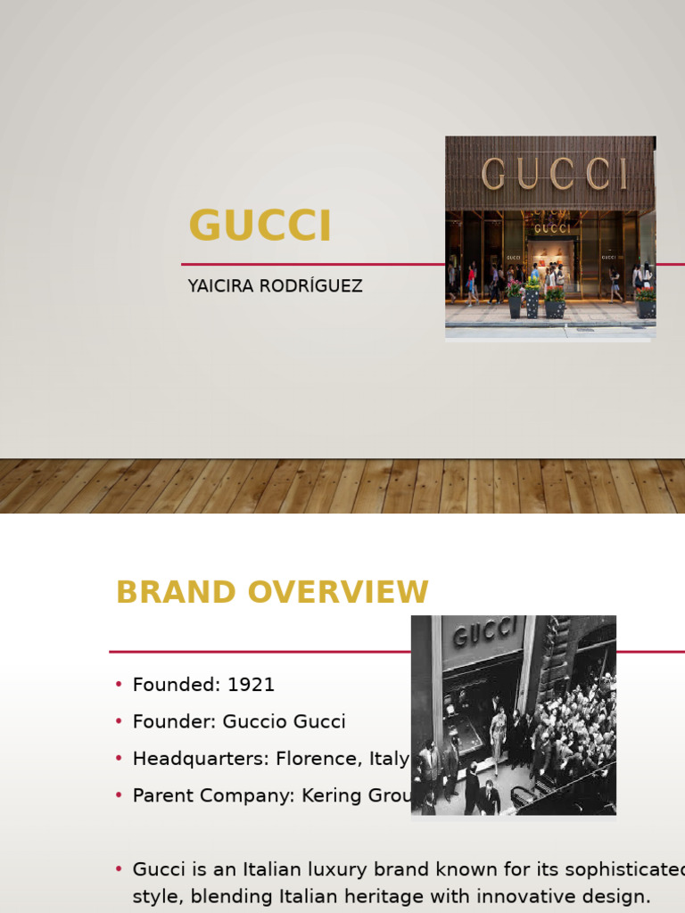 Gucci Presentation Enhanced | PDF