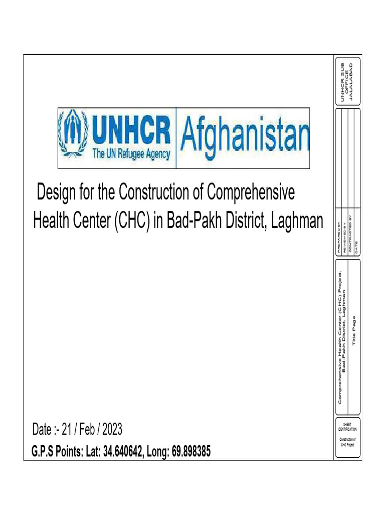 Annex B - Bad Pakh CHC Clinic - Drawings | PDF