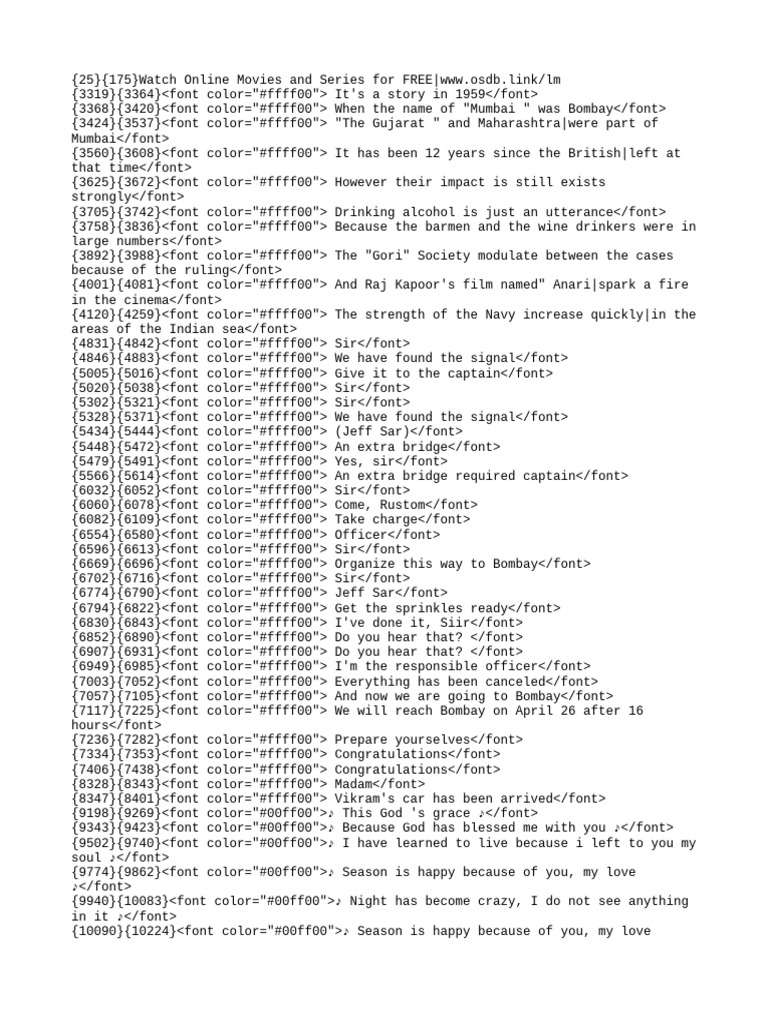 Rustom 2016 Hindi 72op | PDF