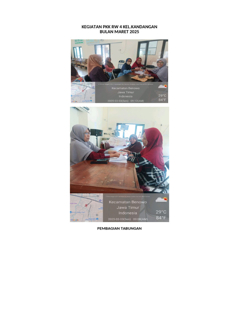 Kegiatan PKK RW 4 Kel Kandangan | PDF