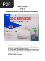 Class 9 Science Practicals | PDF