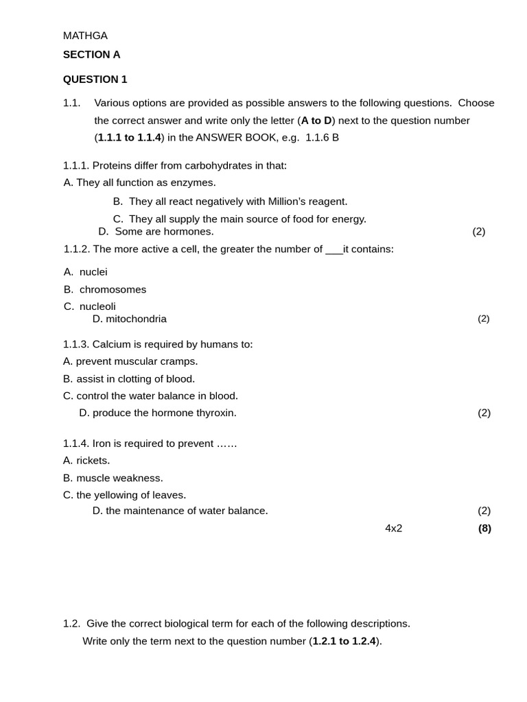 Lim Lfsc Formal Gr10 Qp Eng Mathaga | PDF | Chemical Compounds | Organic Compounds