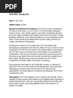 Enhanced SCP Document Template | PDF