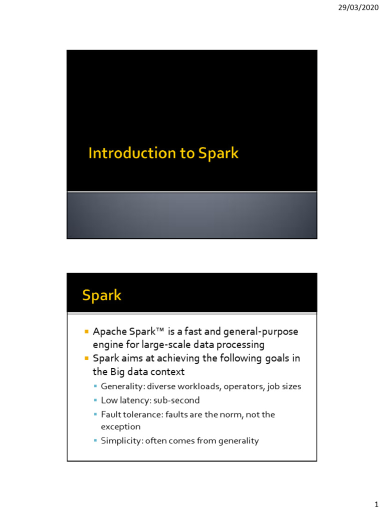 10 SparkIntroduction BigData 2x | PDF | Apache Spark | Apache Hadoop