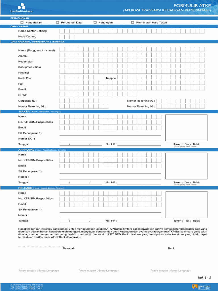 Form ATKP | PDF