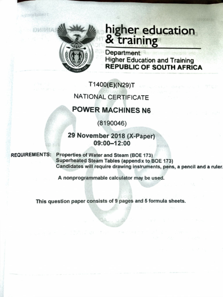 Power Machines N6 | PDF