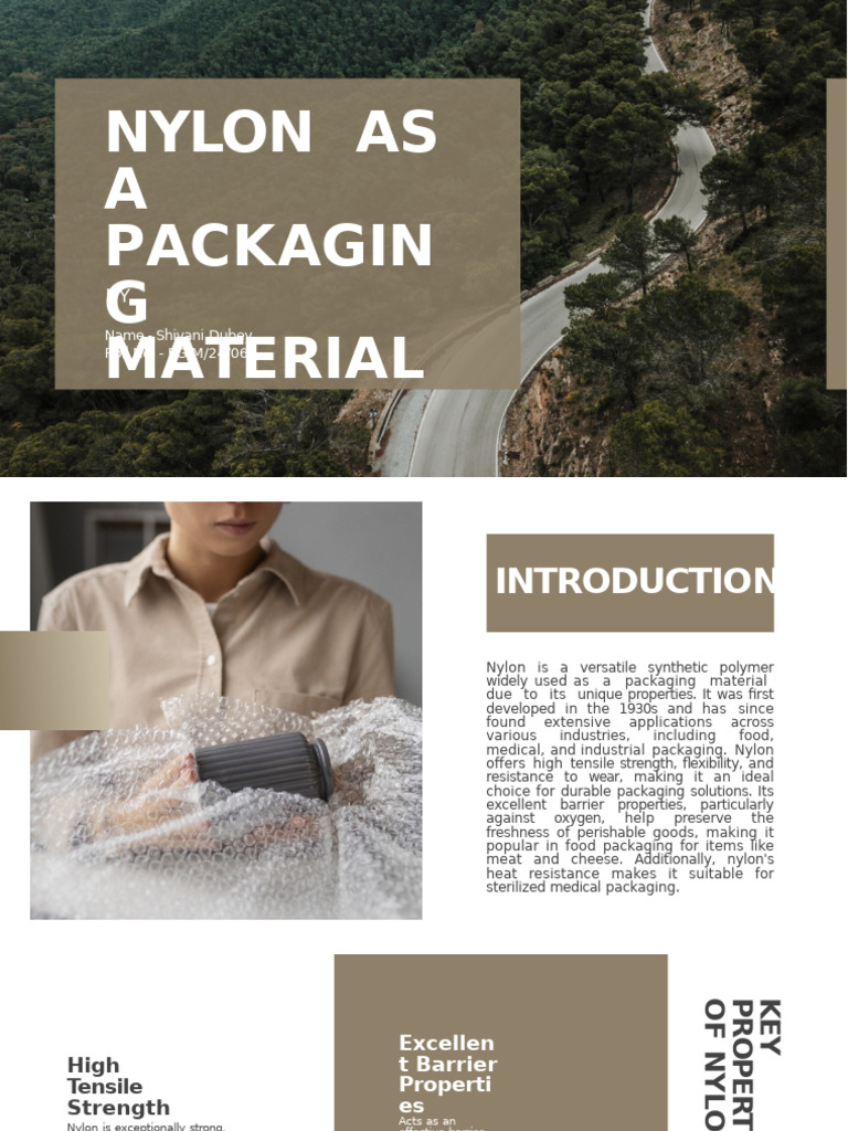 Nylon As Packaging Material | PDF | Nylon | Building Materials