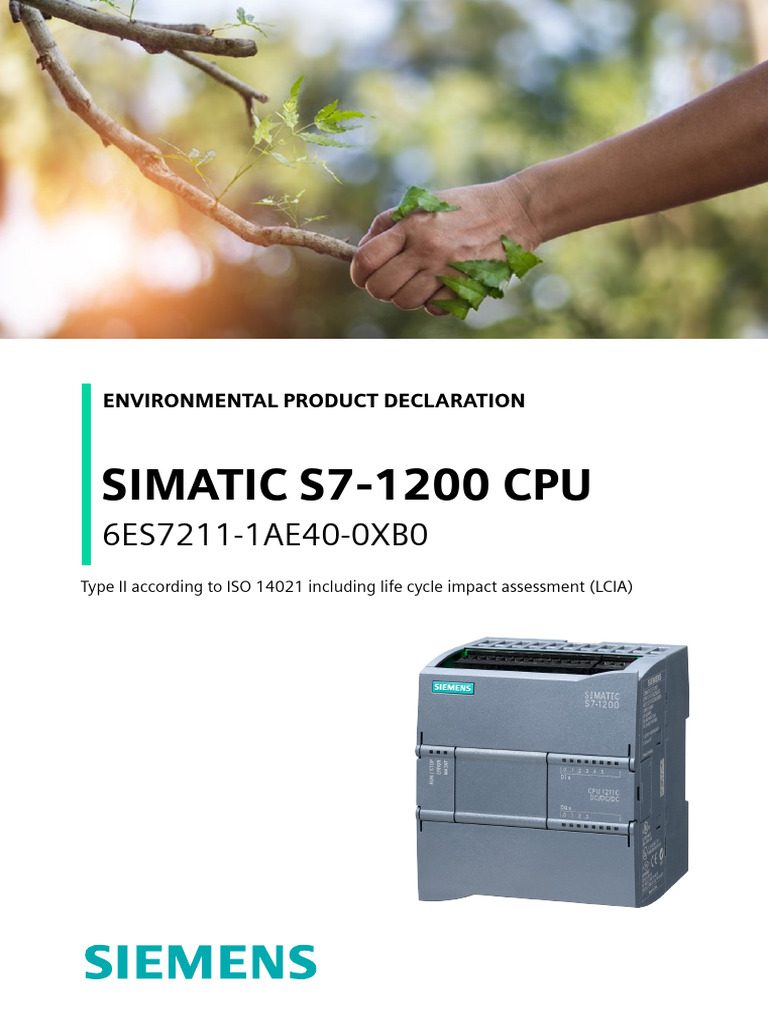 Environmental Product Declaration S71200 | PDF