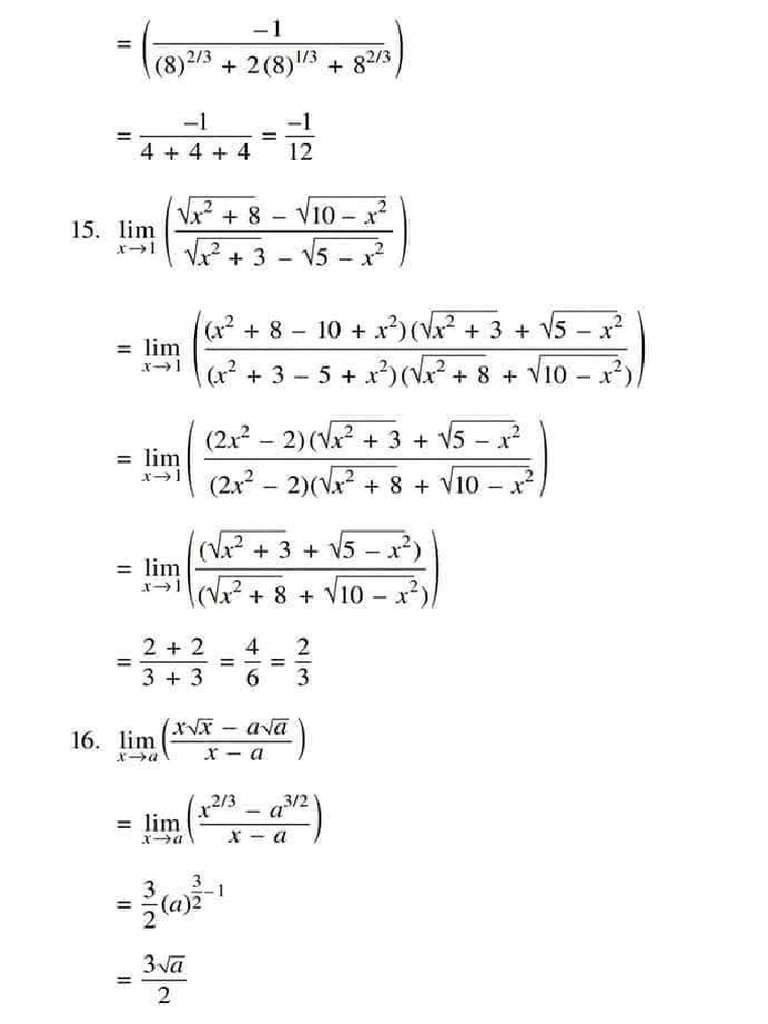 Limit Part 2 | PDF