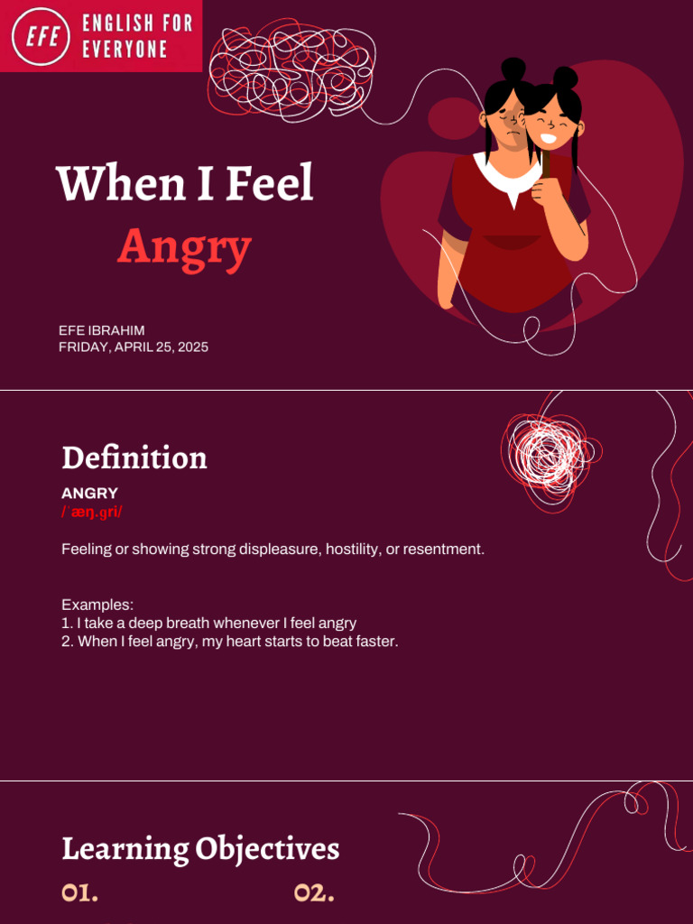 When I Feel Angry - Friday - 25042025 - Efe Ibrahim - Final | PDF ...