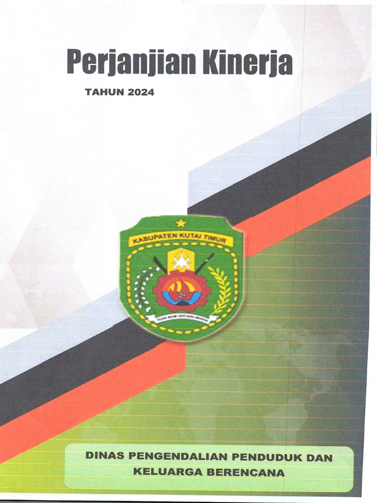 Perjanjian Kinerja Perubahan 2024 | PDF