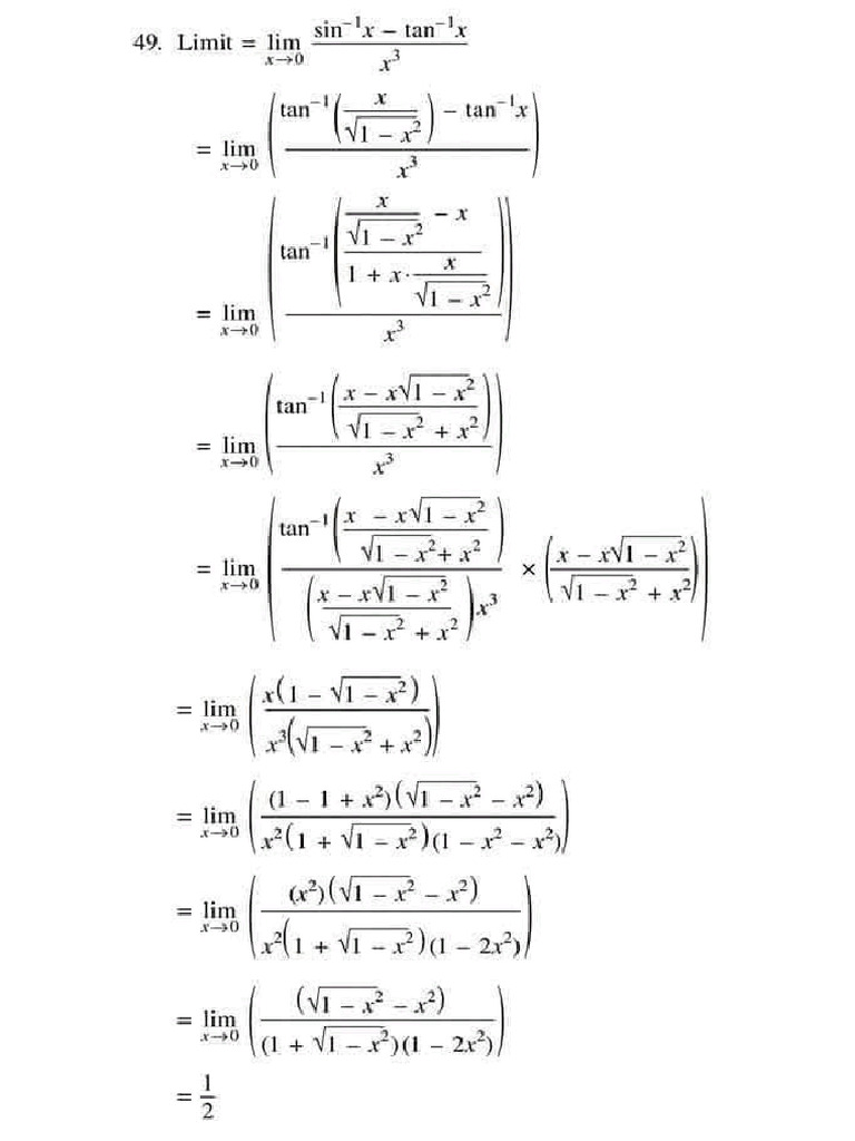 Limit Part 5 | PDF