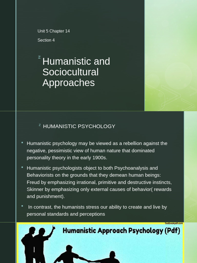 Q4 Psychology PPT 3 Humanistic and Cognitive | PDF | Humanistic Psychology | Self Actualization