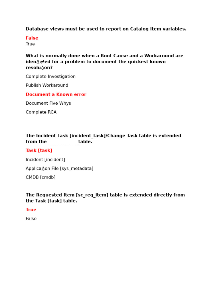 ServiceNow Incident and Change Management Guide | PDF | Databases ...