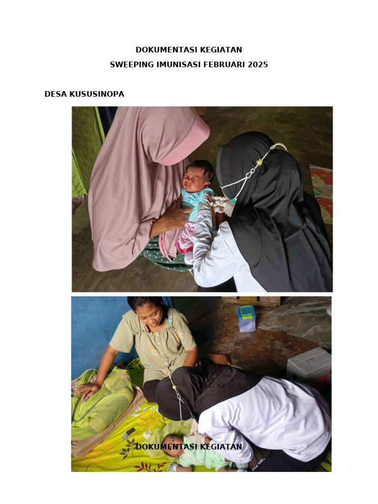 Dokumentasi Sweeping Feb 2025 | PDF
