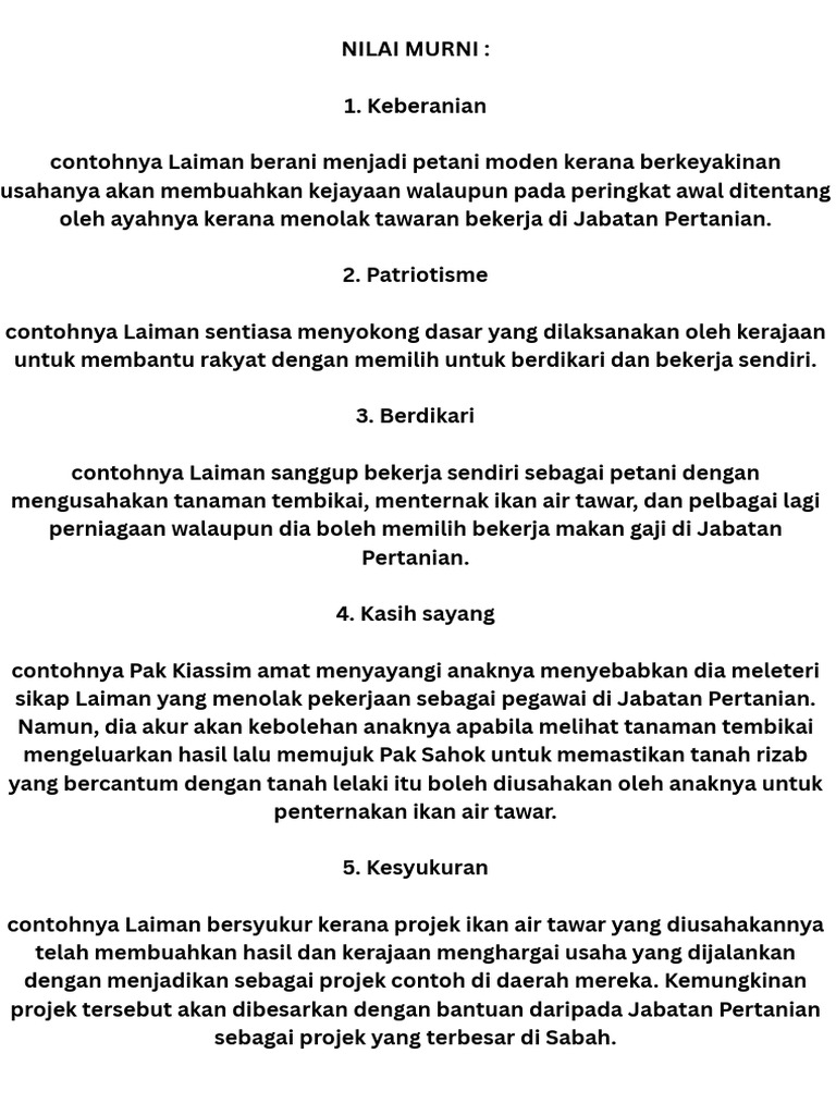 Karangan A+ Bahasa Melayu Tingkatan 2 | PDF