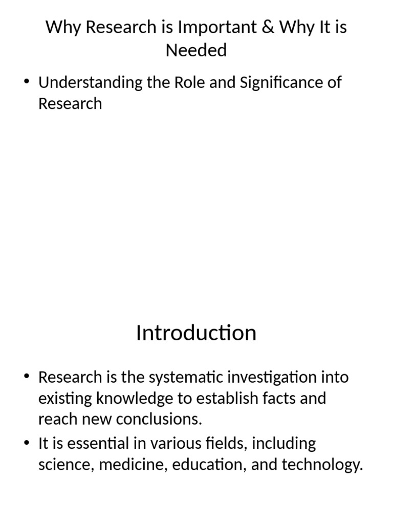 Why Research Is Important Pdf Motivation Motivational