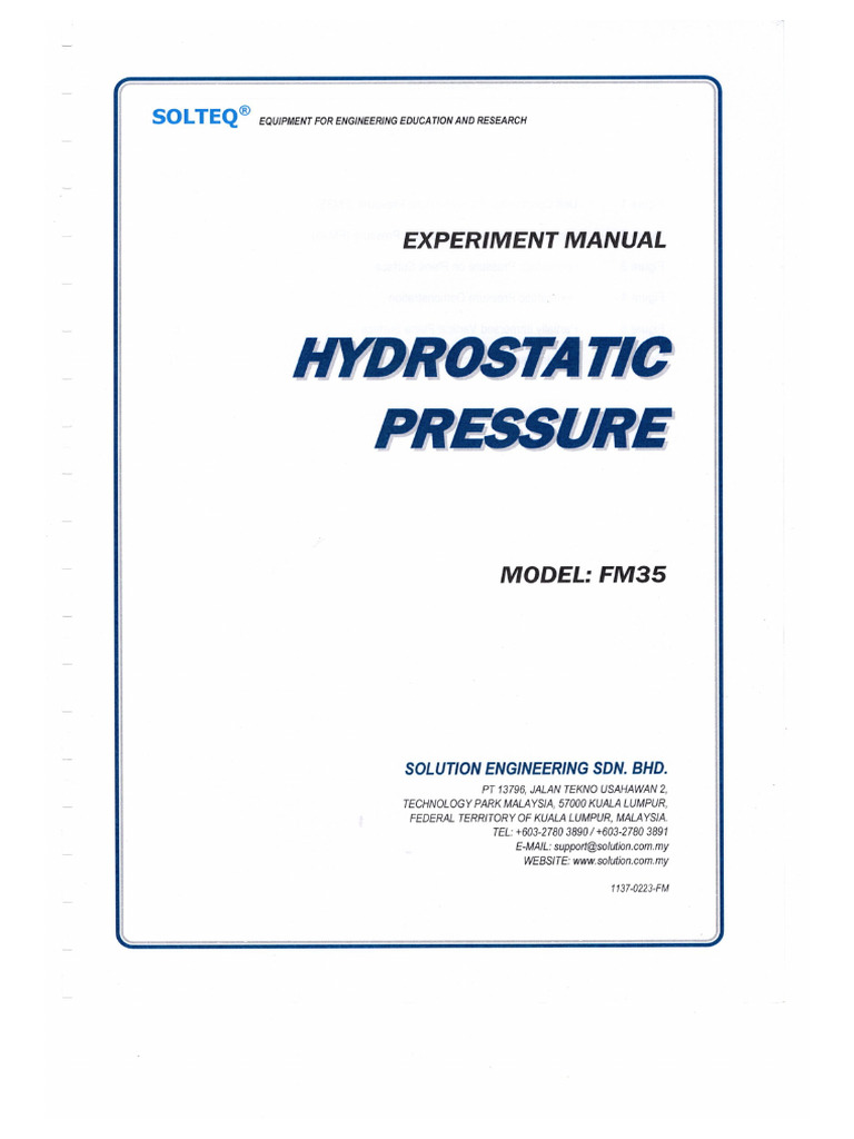 hydrostatic-pressure | PDF